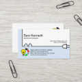 Creative Building Power Line Electrical Contractor Business Card | Zazzle
