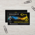 Creative Electrical Circuit Lightning Electrician Business Card | Zazzle