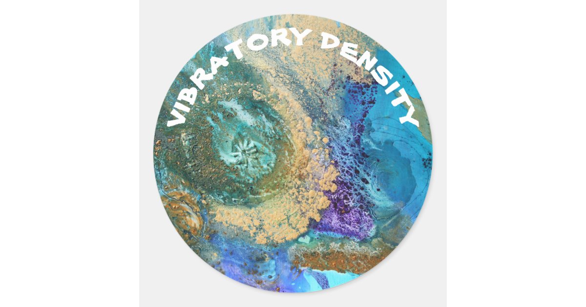 Creative Frequencies Stickers, Vibratory Density Classic Round Sticker ...