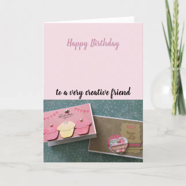Creative Friend Birthday Wishes Card | Zazzle