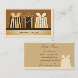 Creative Gifts Shop Business Card | Zazzle