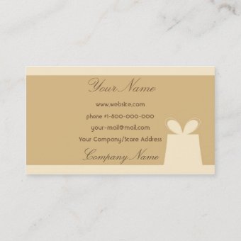 Creative Gifts Shop Business Card | Zazzle