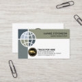 Creative Global Import Export Connections Business Card | Zazzle