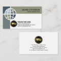 Creative Global Import Export Connections Business Card | Zazzle