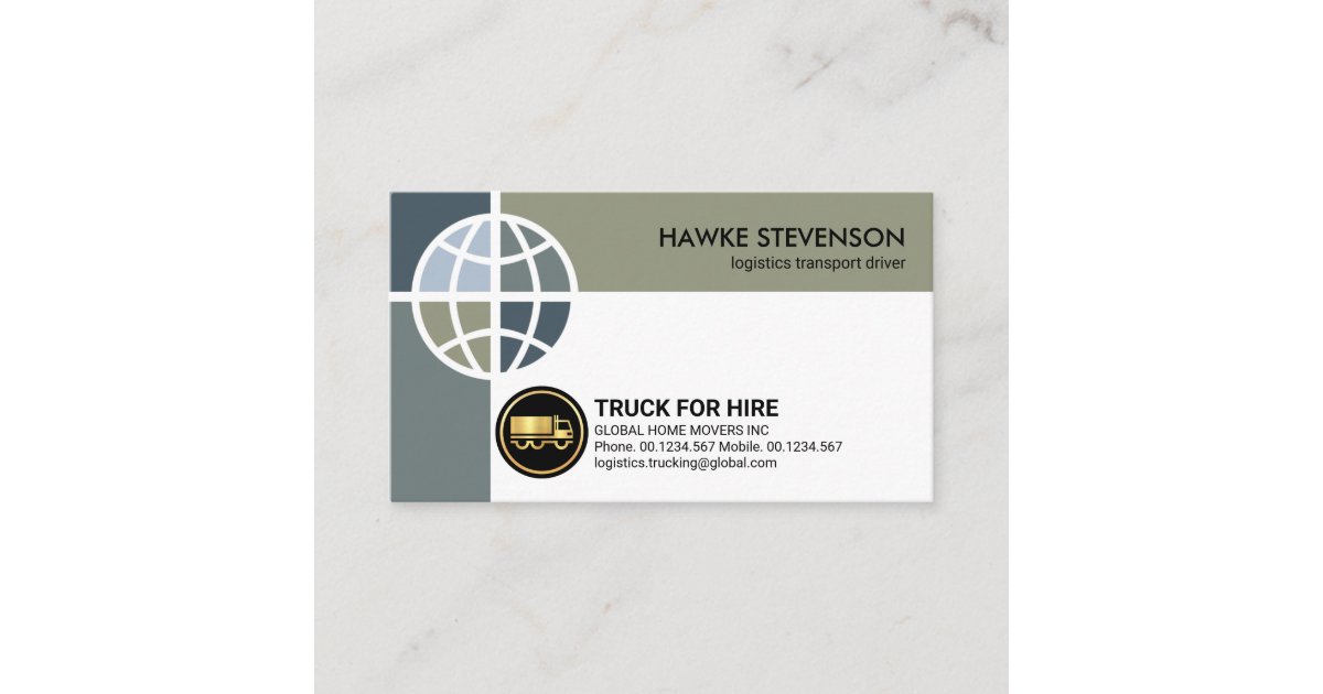 Creative Global Import Export Connections Business Card | Zazzle