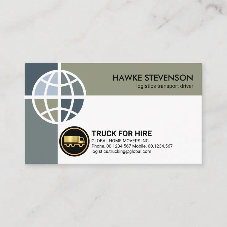 Creative Global Import Export Connections Business Card | Zazzle