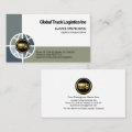 Creative Global Lines Import Export Business Card | Zazzle