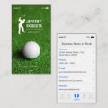 Creative Golfer Golf Coach Business Card | Zazzle
