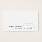 Professional Plain Matte Black - Simple Stylish Business Card | Zazzle.com