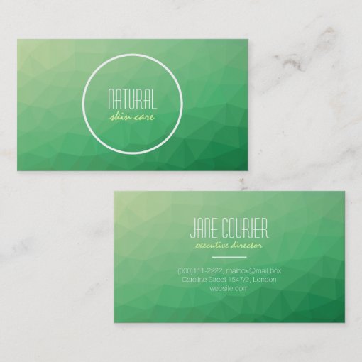Creative nature theme business card | Zazzle