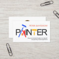 Creative PAINTER Signage Brush Business Card | Zazzle