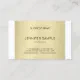 Creative Professional Plain Modern Elegant Gold Business Card | Zazzle