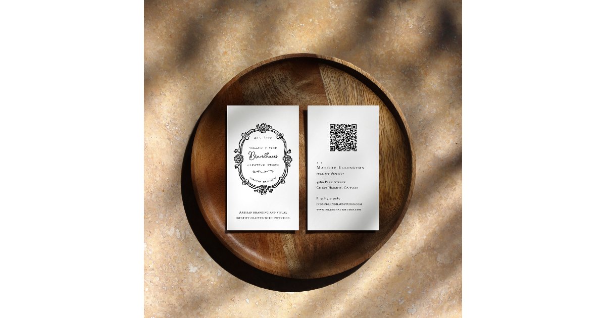 Creative Studio | Artisan Branding & Visual Business Card | Zazzle
