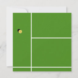Creative Tennis Party Invitation | Zazzle
