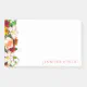 Creative Watercolor Floral Modern Template Flowers Post-it Notes | Zazzle