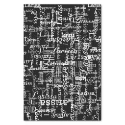 creative with personalized name tissue paper | Zazzle