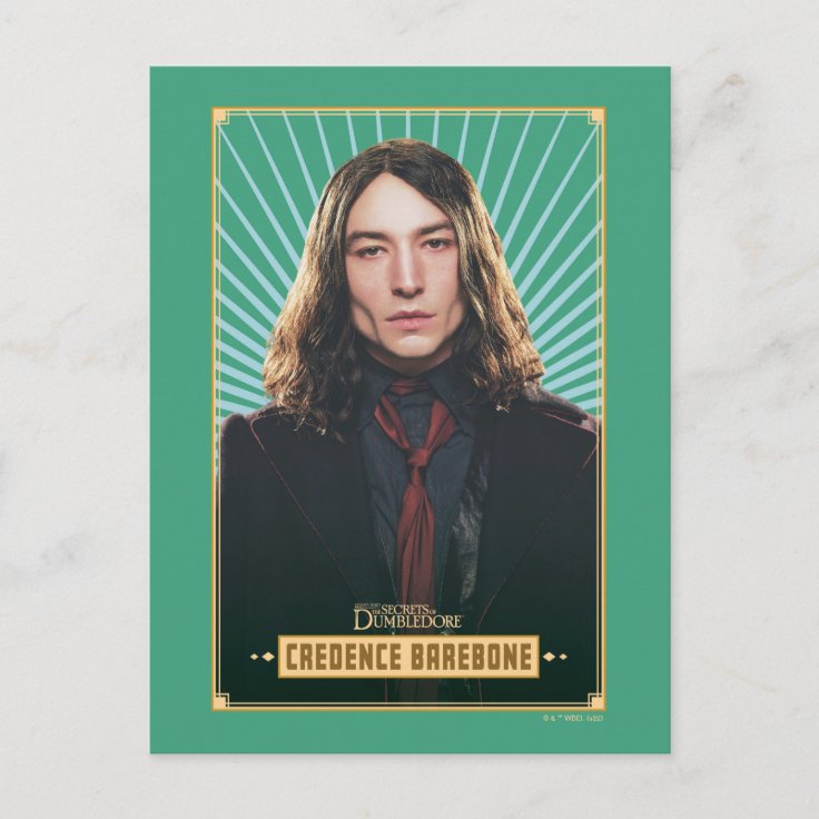 Credence Barebone Character Graphic Postcard | Zazzle