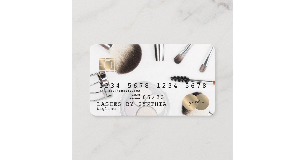 Credit Card Makeup Artist | Zazzle