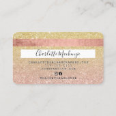 Credit card rose gold glitter gold beauty | Zazzle