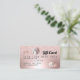 Credit card rose gold metallic glitter gift card | Zazzle