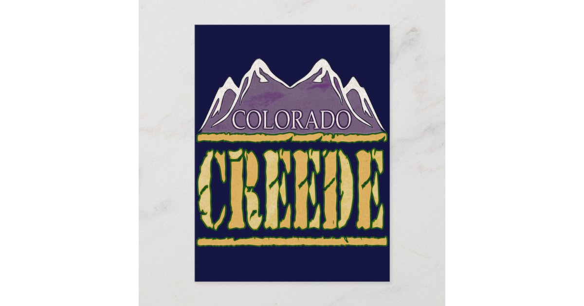 Creede, Colorado Postcard | Zazzle