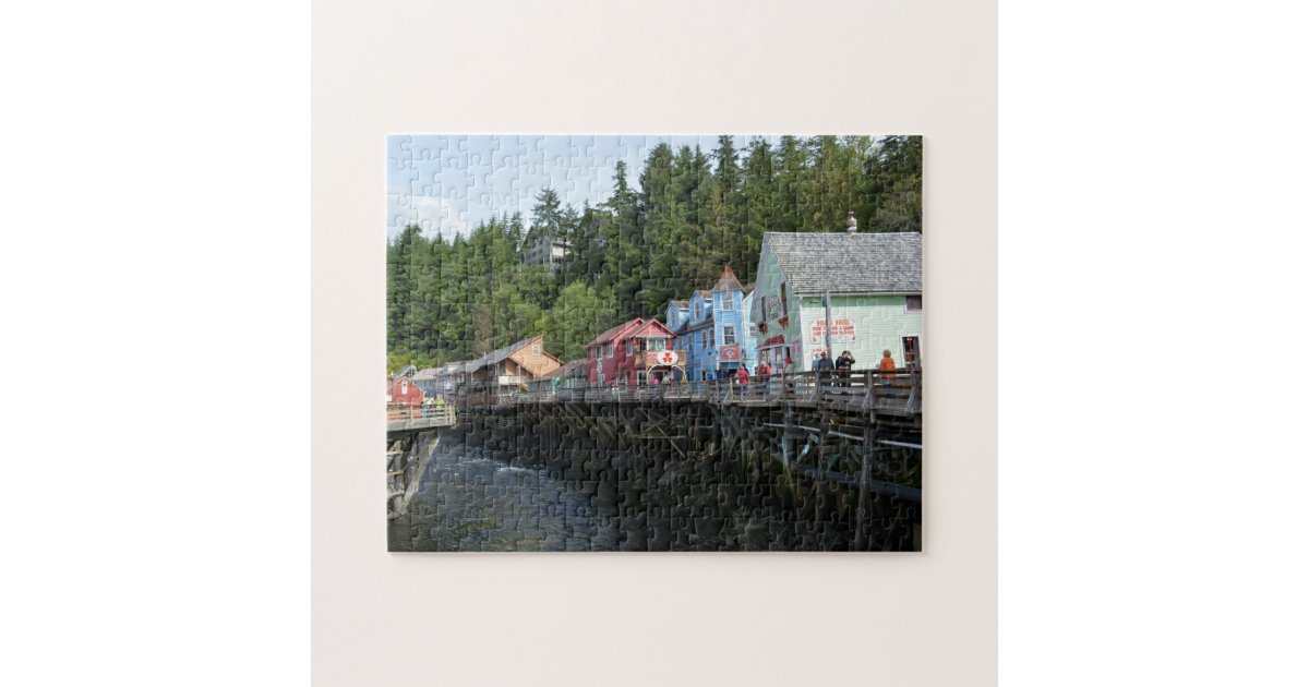 Creek Street in Ketchikan Jigsaw Puzzle | Zazzle