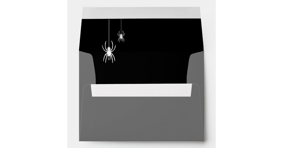 Creepy Chic Halloween Envelopes - Spiders | Zazzle