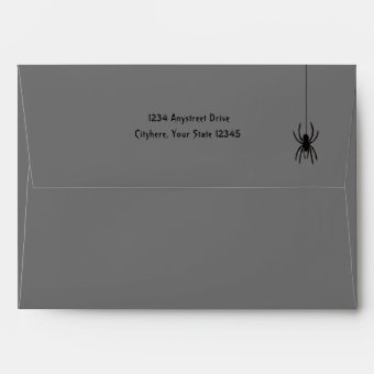 Creepy Chic Halloween Envelopes - Spiders | Zazzle