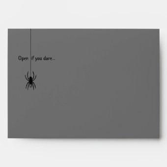 Creepy Chic Halloween Envelopes - Spiders | Zazzle