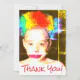 Creepy Clown Kid Thank you Card | Zazzle