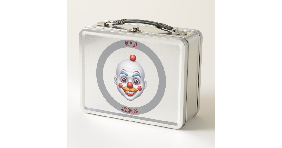 Creepy Clown Lunch Box | Zazzle