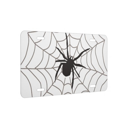 Creepy Crawly Spider License Plate | Zazzle