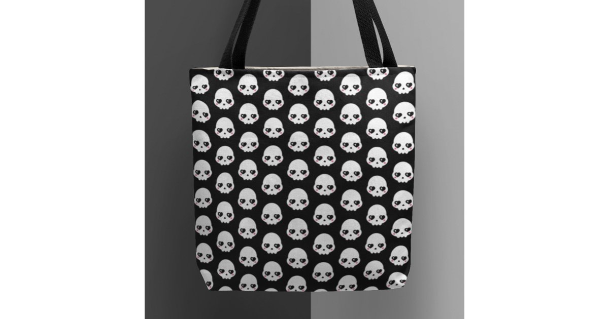 Creepy Cute Skulls Tote Bag | Zazzle