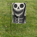 Creepy Demon Skull Garden Flag | Zazzle