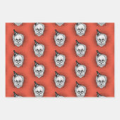 Creepy Evil Clown Horror Wrapping Paper | Zazzle