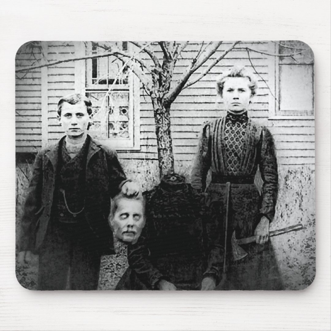 Creepy Family Portrait, Headless Mouse Pad | Zazzle
