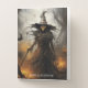 Creepy, Gothic Scary Witch Halloween Horror Pocket Folder | Zazzle
