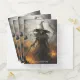 Creepy, Gothic Scary Witch Halloween Horror Pocket Folder | Zazzle