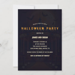 Creepy Halloween Carnival Circus Invitation | Zazzle