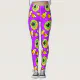 Creepy Halloween Eyeball and Candy Corn Leggings | Zazzle