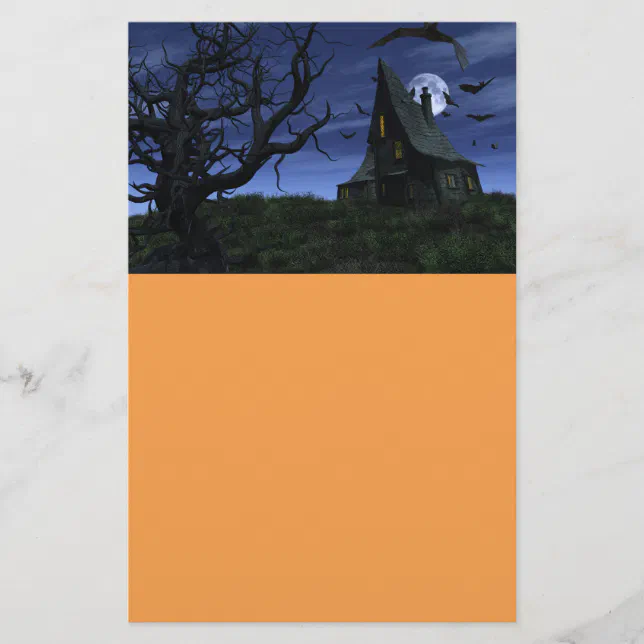 Creepy haunted house flyer | Zazzle