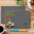 Creepy Laboratory Halloween Envelope - large | Zazzle