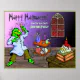 Creepy Mad Science Lab Halloween Poster | Zazzle