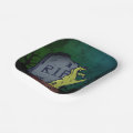 Creepy Scary Zombie Hand Grave Halloween Party Paper Plates | Zazzle