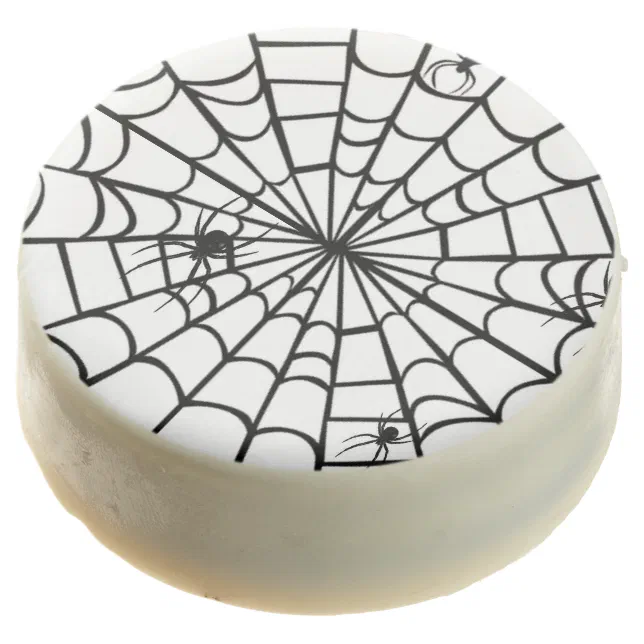 Creepy Spider Web Chocolate Dipped Oreo | Zazzle