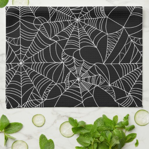 Creepy Spider Webs Towel | Zazzle