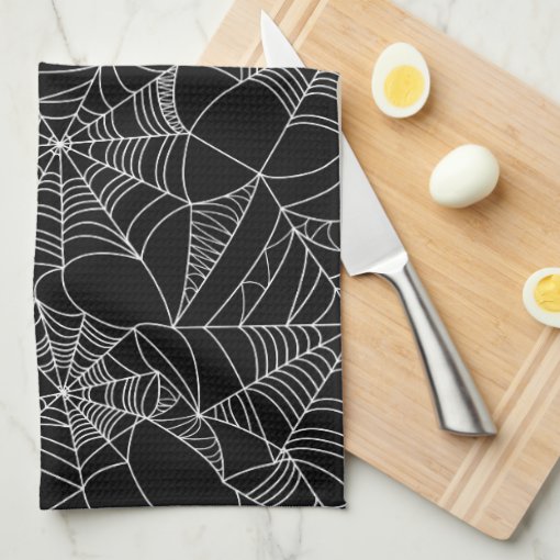 Creepy Spider Webs Towel | Zazzle