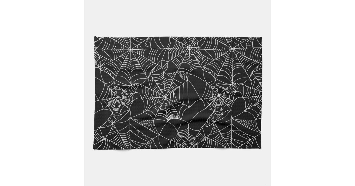Creepy Spider Webs Towel | Zazzle