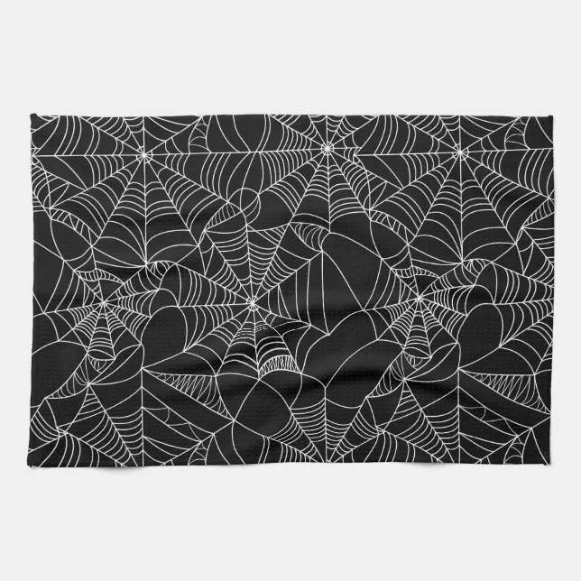Creepy Spider Webs Towel | Zazzle