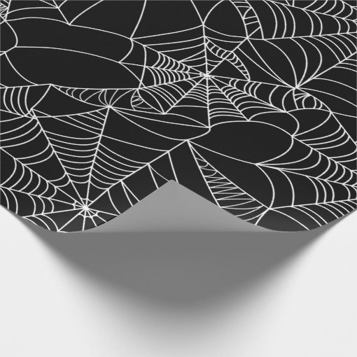 Creepy Spider Webs Wrapping Paper | Zazzle